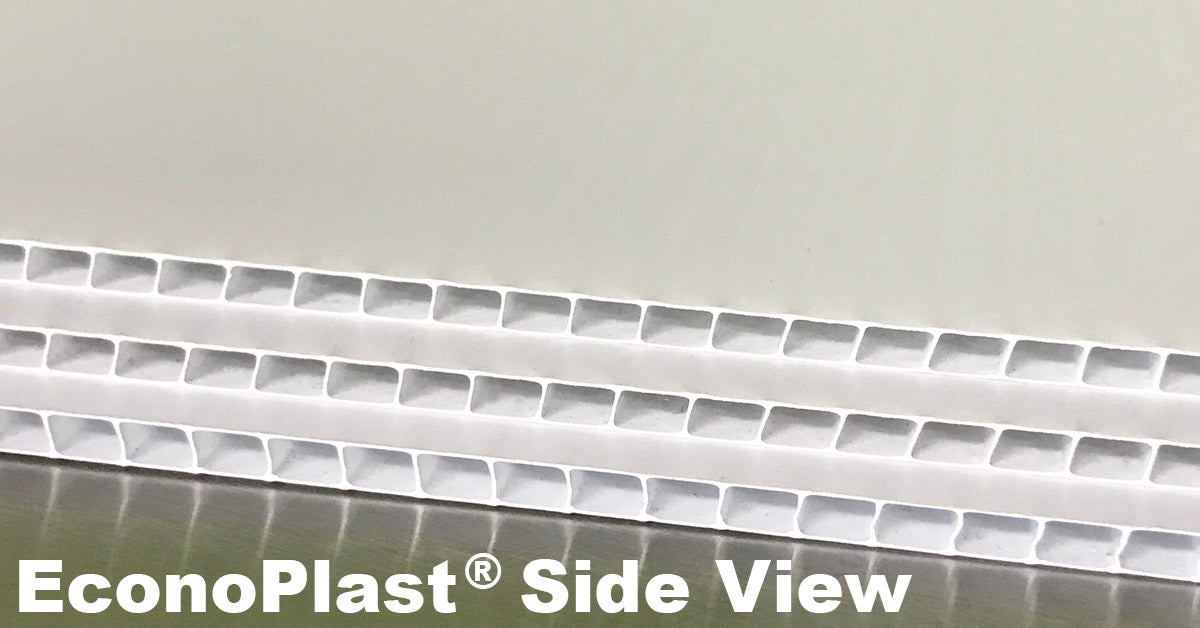 Blank White Yard Signs - 18" X 24" | A.G.E. Graphics